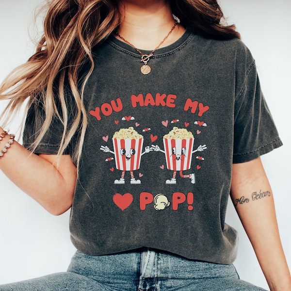 Vintage Popcorn Shirt - Etsy