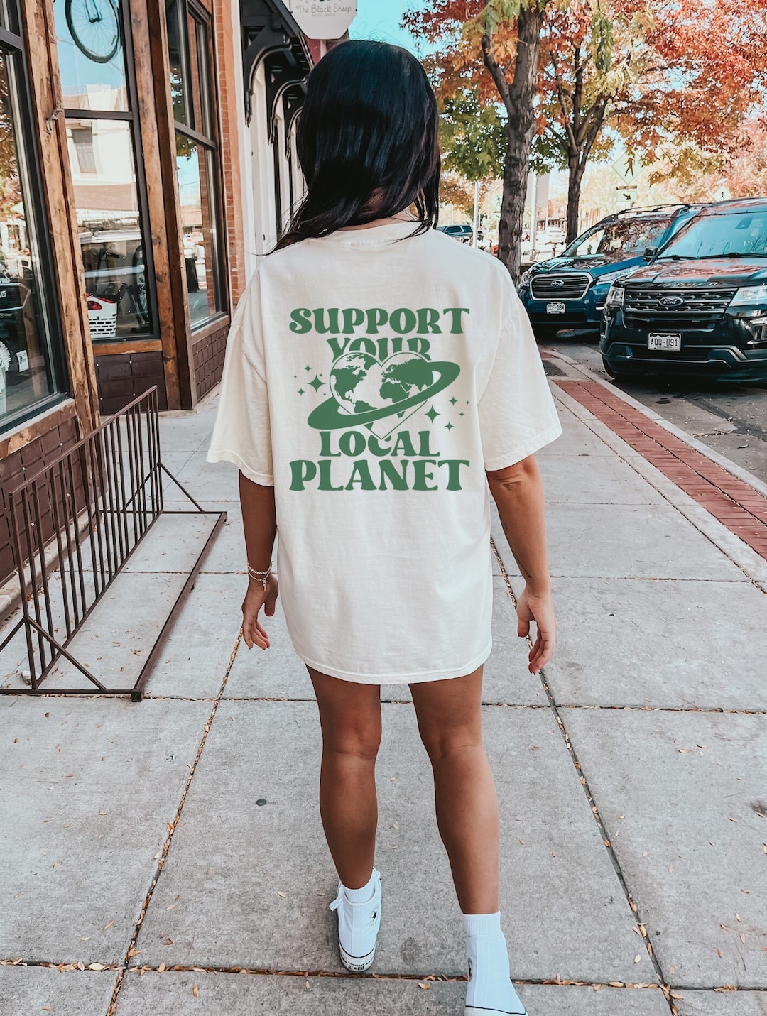 Support Your Local Planet Shirt, Earth Day Shirt, Boho Aesthetic ...
