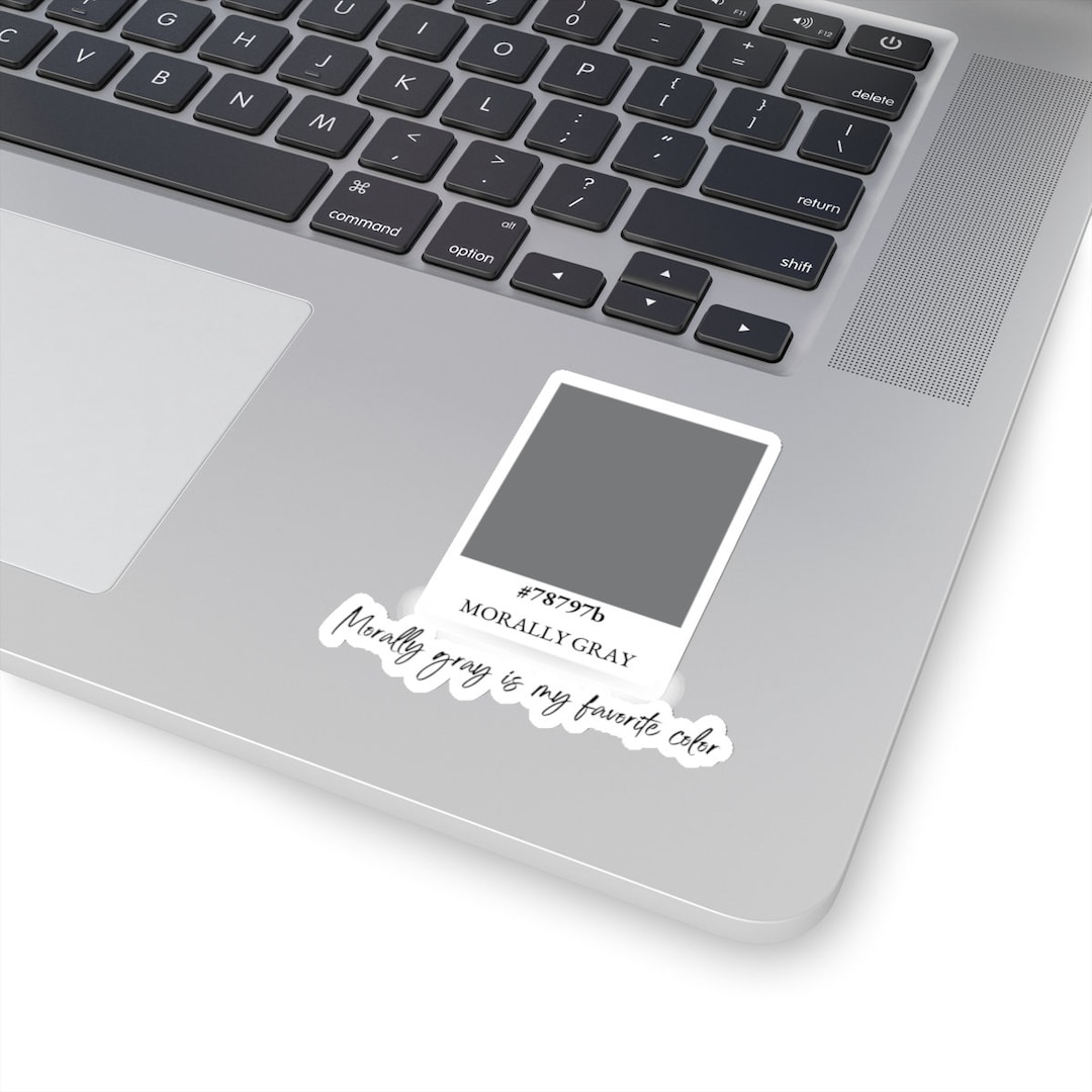Morally Gray is My Favorite Color, Paint Swatch, Kiss-cut Stickers ...