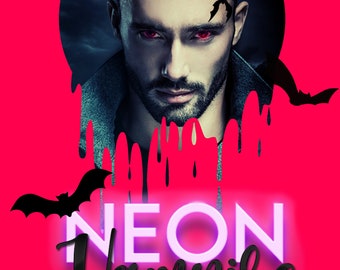 Book Cover Neon - Etsy