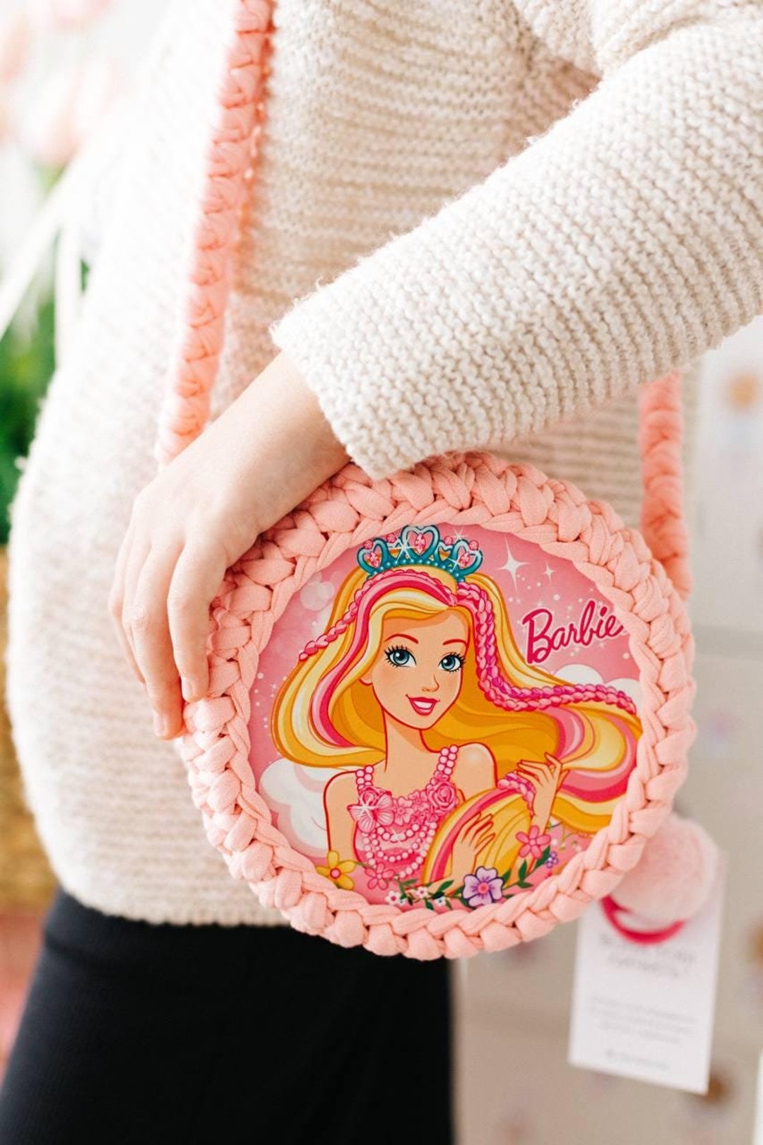 Pink Disney Barbie Shoulder Bag - Etsy