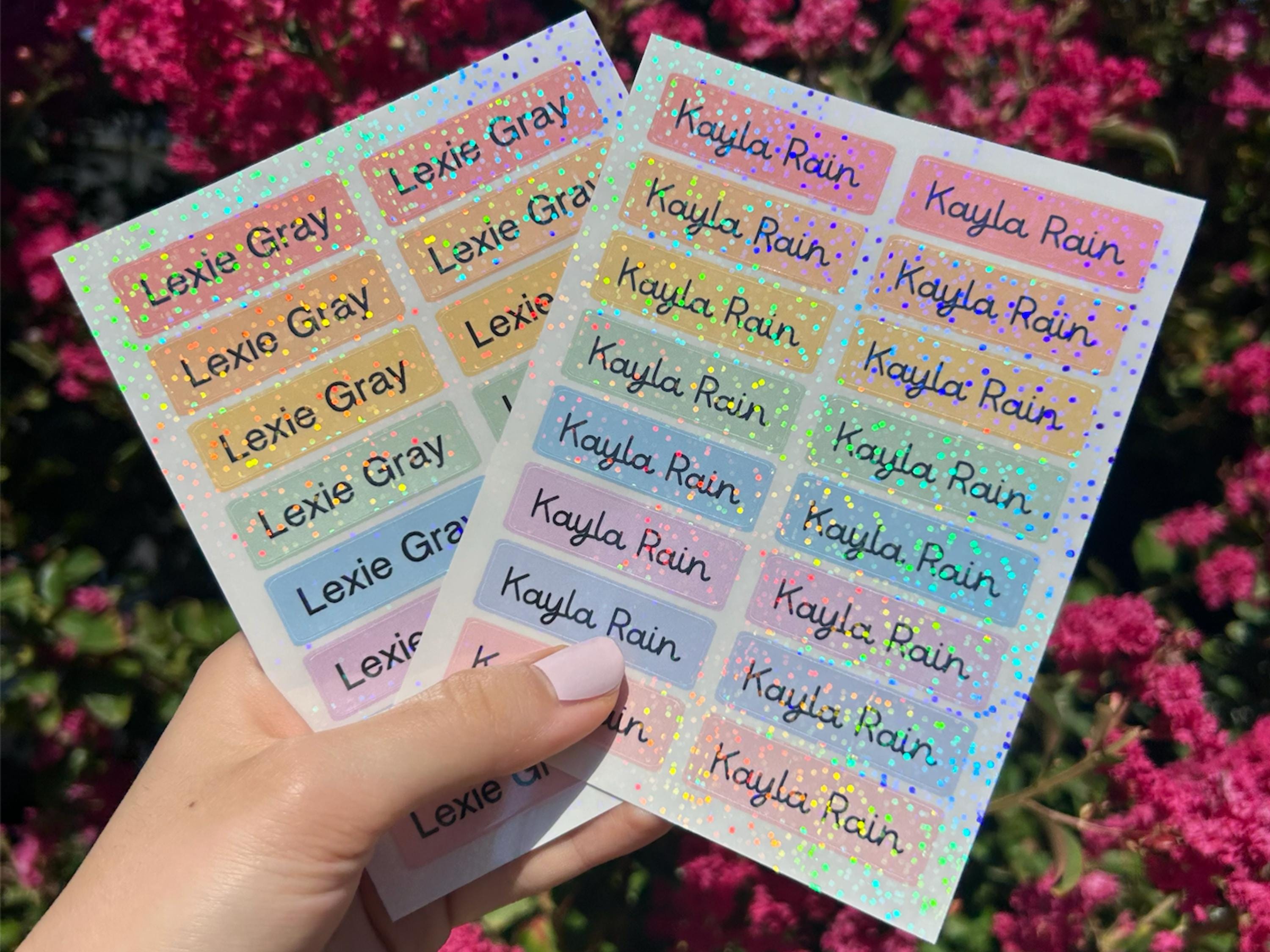 Kids Name Stickers, Name Labels, Daycare, Preschool Name Labels ...