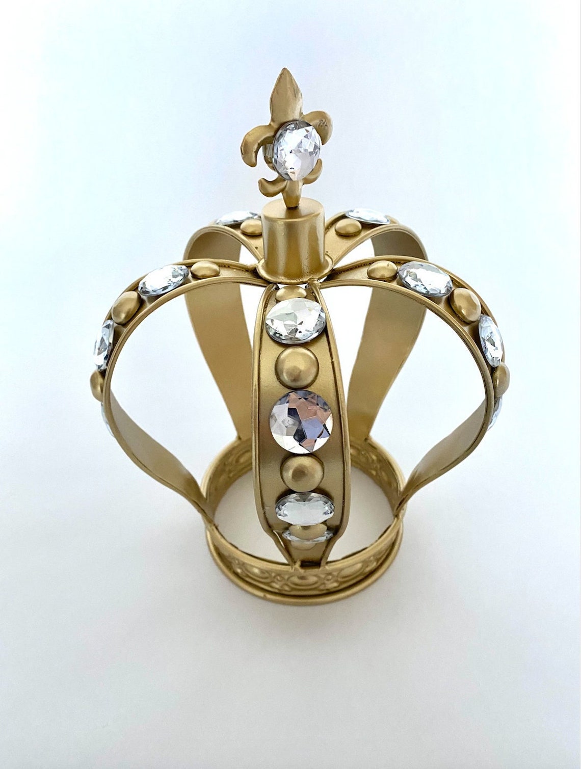 Crown Topper With Crystals Cake Decoration Event Centerpiece - Etsy