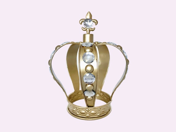 Crown Topper With Crystals Cake Decoration Event Centerpiece - Etsy