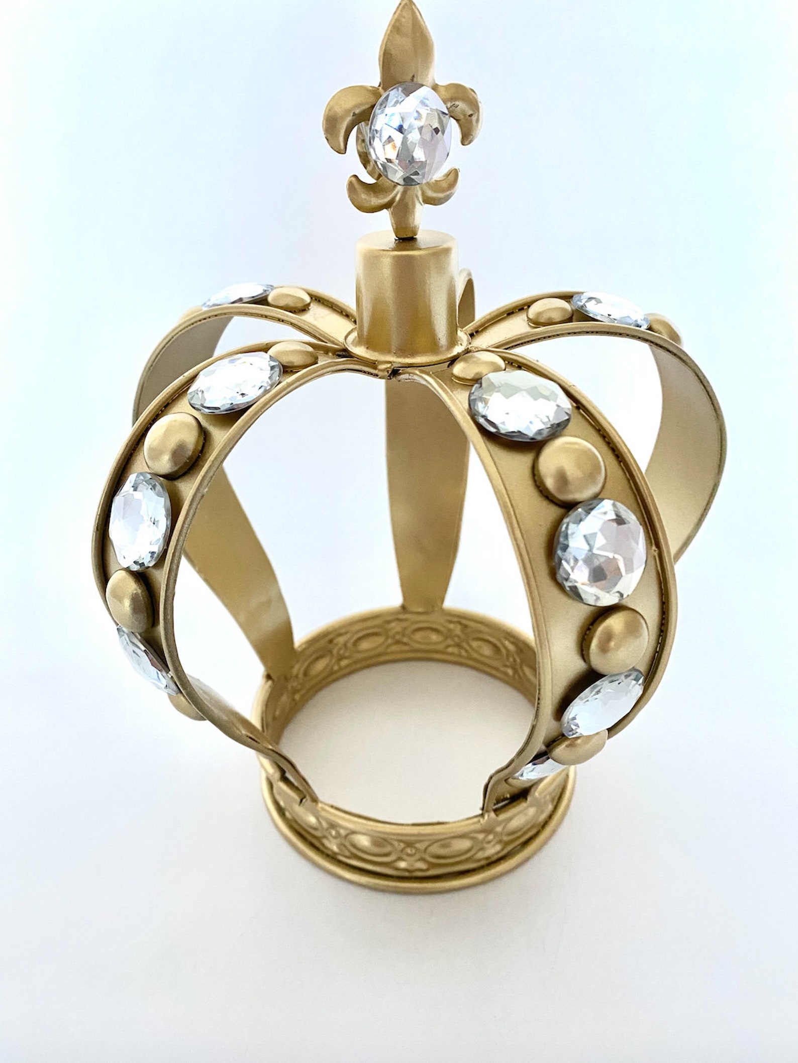 Crown Topper With Crystals Cake Decoration Event Centerpiece - Etsy