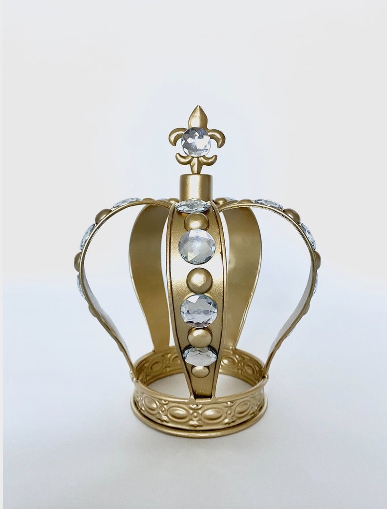 Crown Topper With Crystals Cake Decoration Event Centerpiece - Etsy
