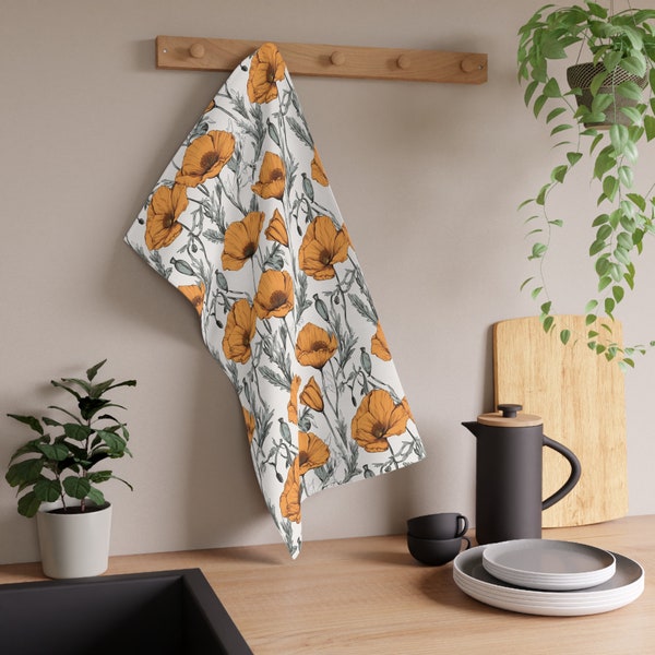 Poppy Towel - Etsy