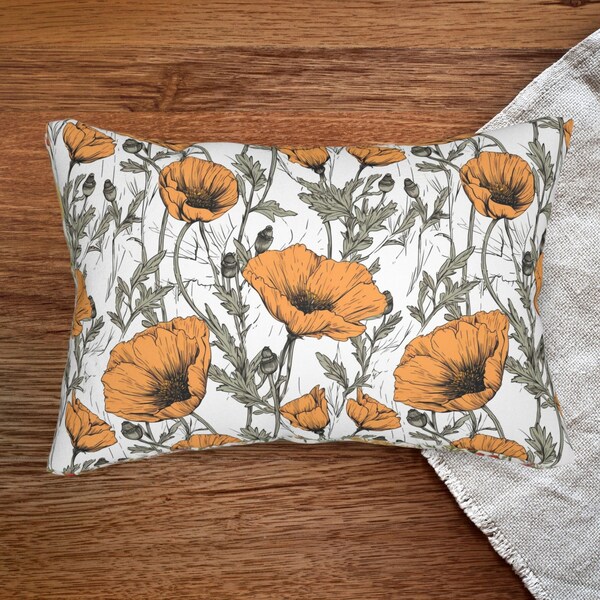 Poppy Pillows - Etsy