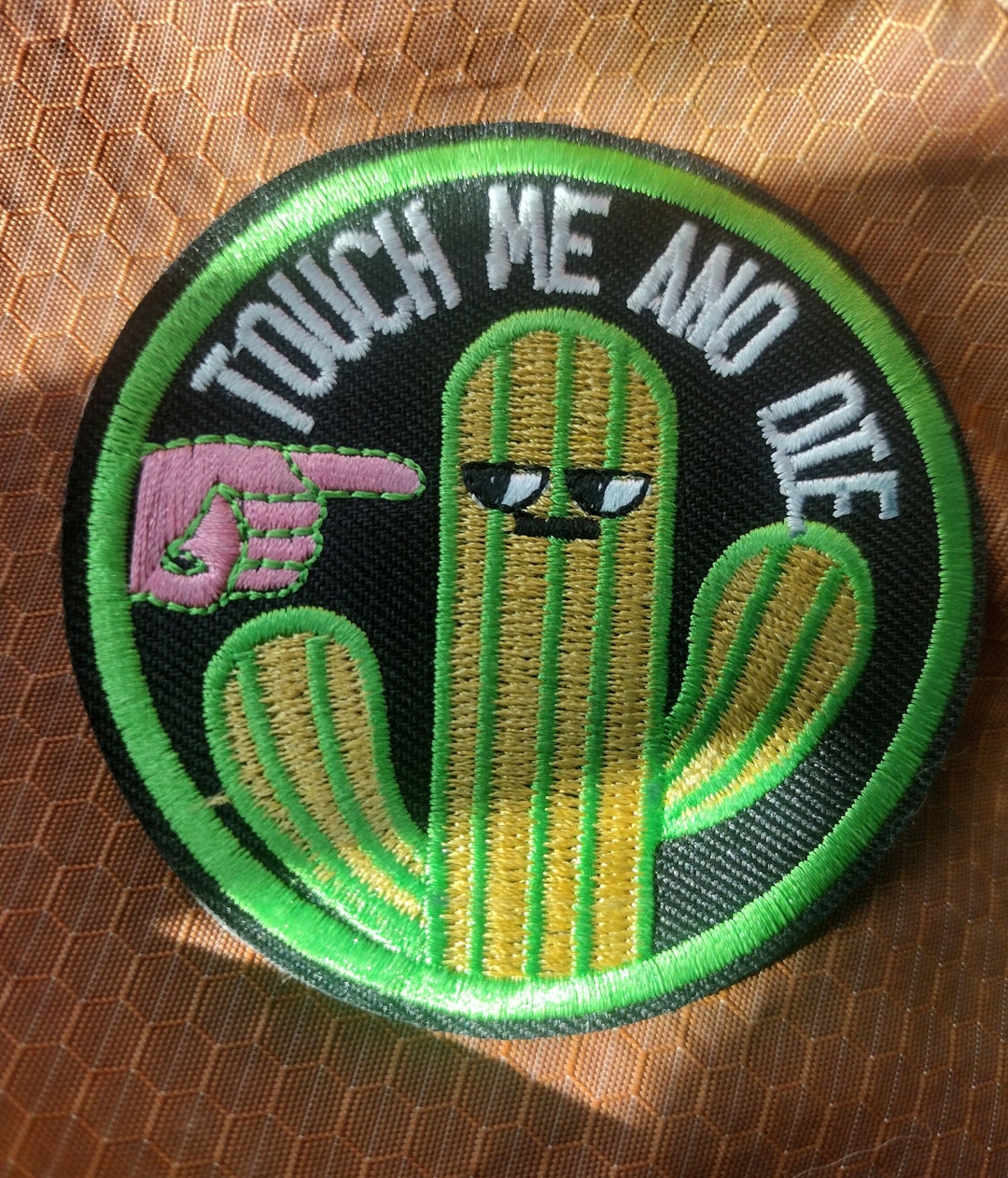 Touch Me and Die Iron on Patch - Etsy