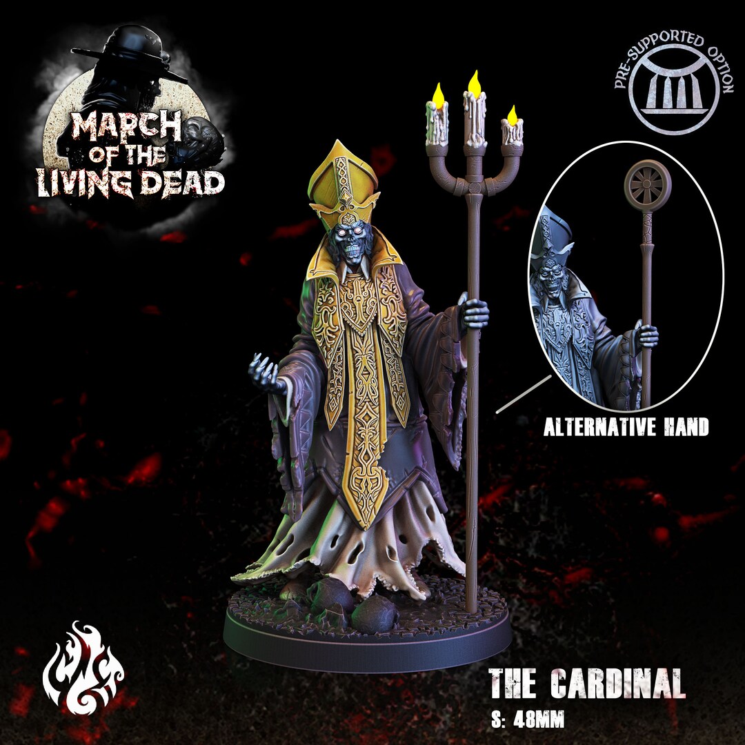The Cardinal 32mm Scale Tabletop RPG Crippled God - Etsy