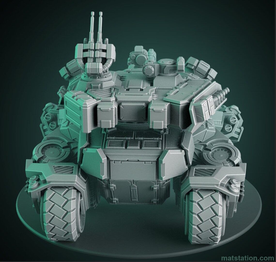 Stormguard Tank | War Games | Grimdark | Scifi | Matstation - Etsy