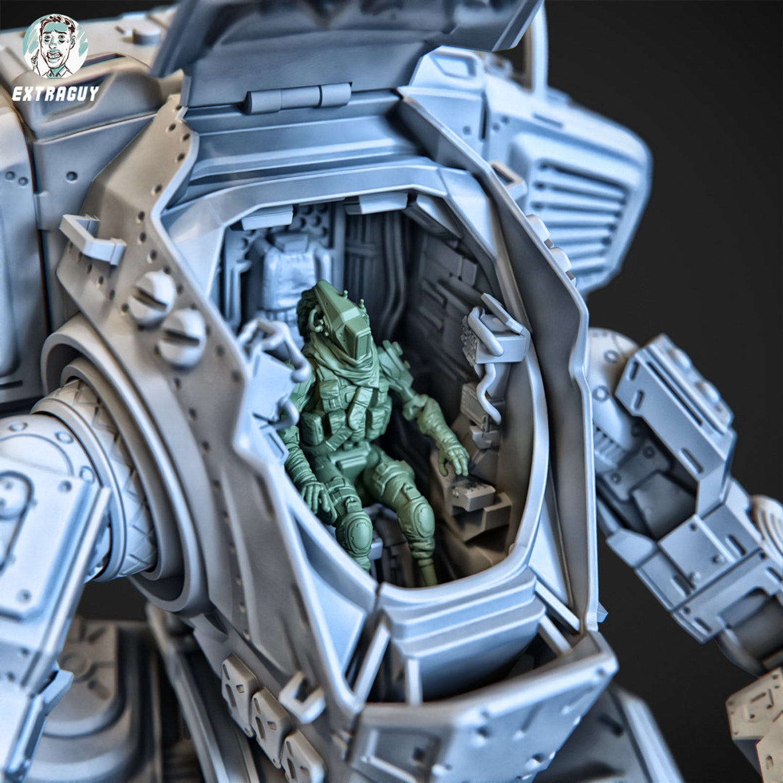 Scorch & Pilot | RPG | Wargaming | Sci Fi Miniature | 75 or 100mm ...