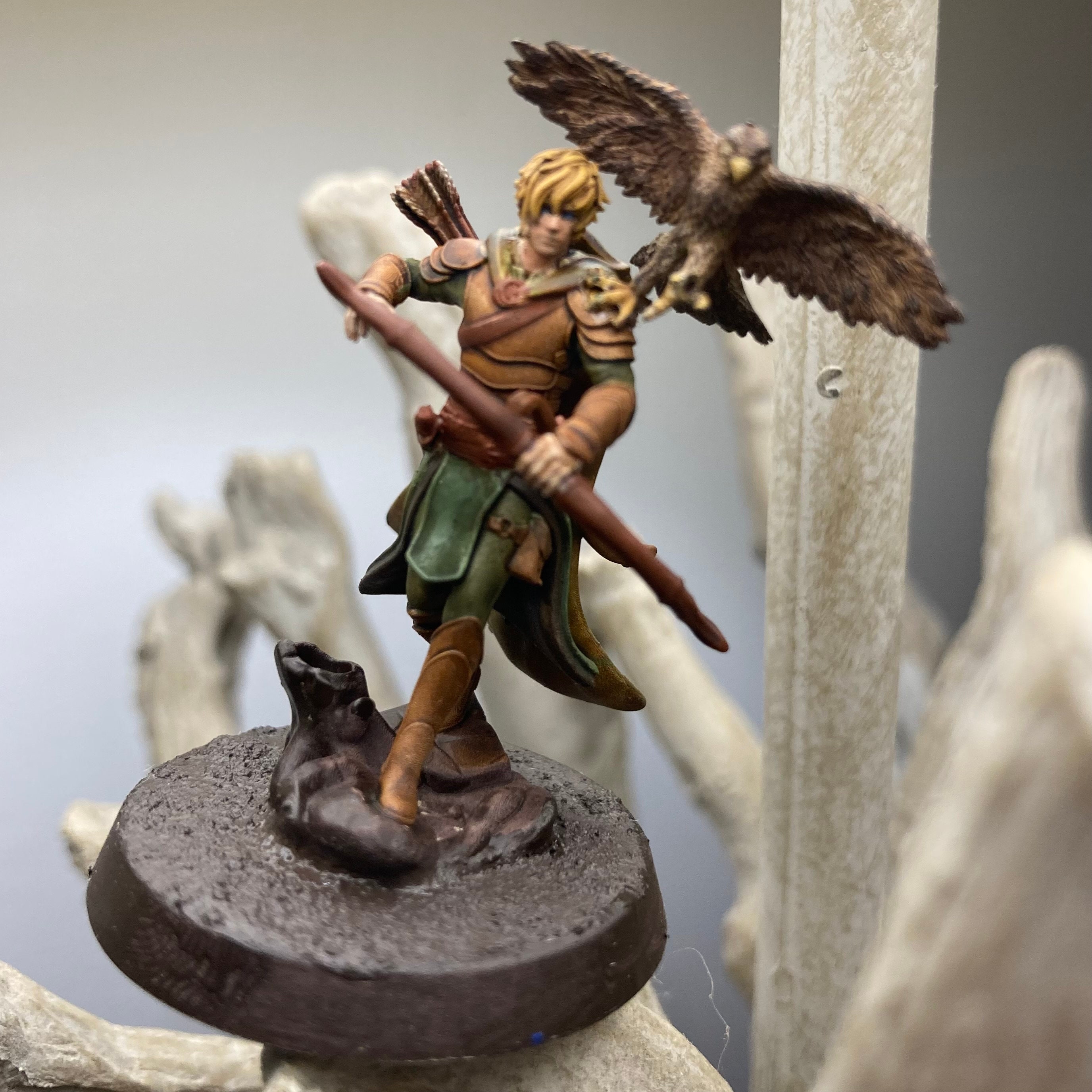 Ranger Half-elf | Tabletop RPG | Miniatures | Dungeon Dog - Etsy