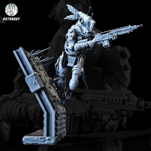 Wall Running Mech Phase Shift RPG Wargaming Sci Fi Miniature 100mm ...