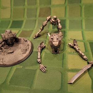 Blade Wielding Mech | Ronin | RPG | Wargaming | Sci Fi Miniature | 75mm ...