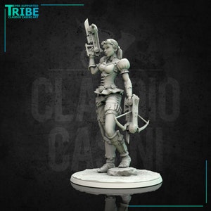 Female Rogue Human Tabletop RPG 32mm or 110mm head to Toe Claudio ...