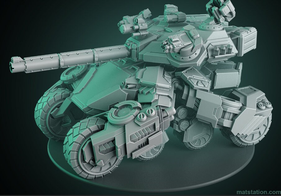Stormguard Tank | War Games | Grimdark | Scifi | Matstation - Etsy