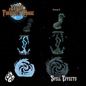 Spell Effects Miniatures D&D 5e Pathfinder RPG Tabletop Crippled God ...