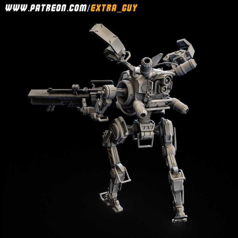 Robot Titan | RPG | Wargaming | Sci Fi Miniature | 75mm or 100mm ...