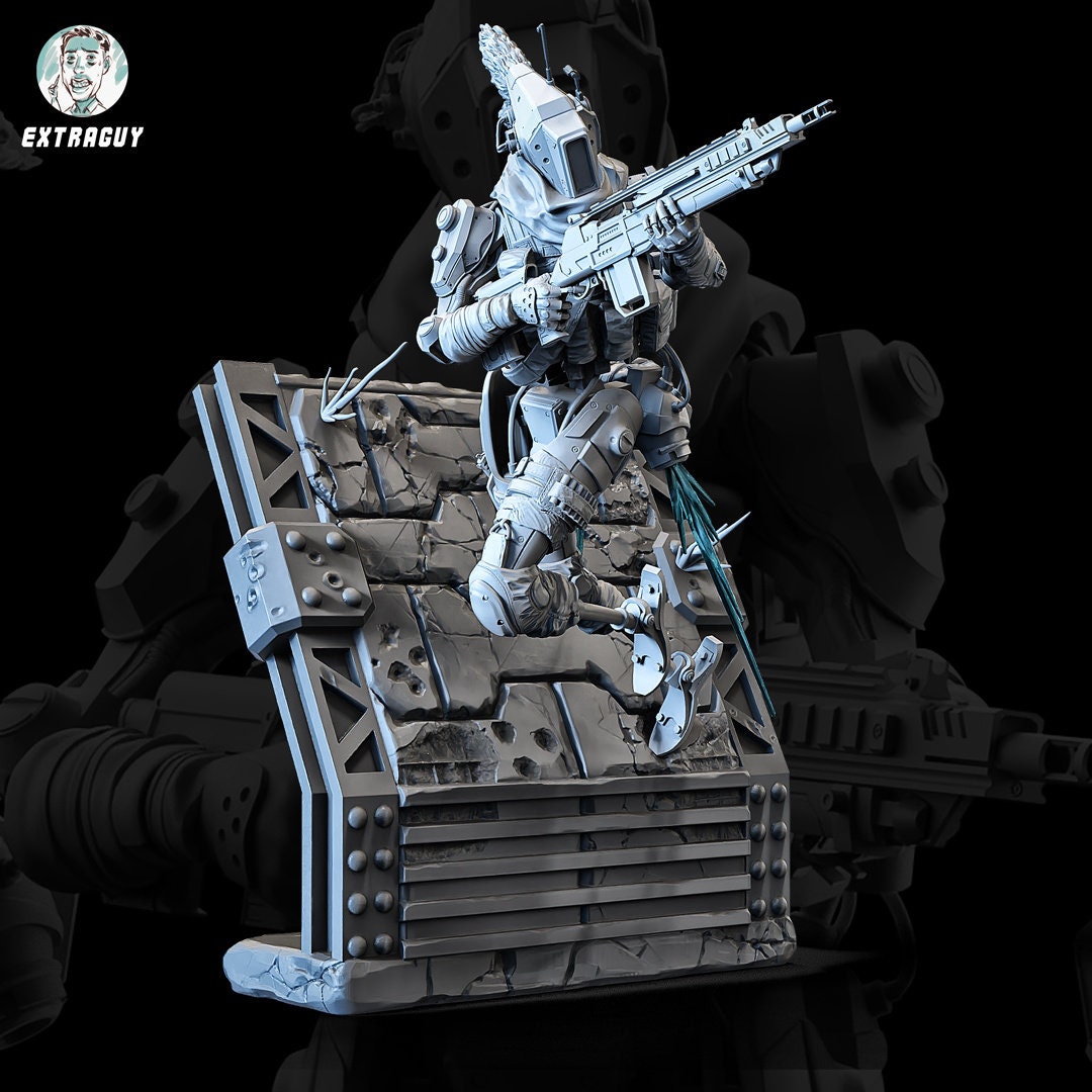 Wall Running Mech | Phase Shift | RPG | Wargaming | Sci Fi Miniature ...
