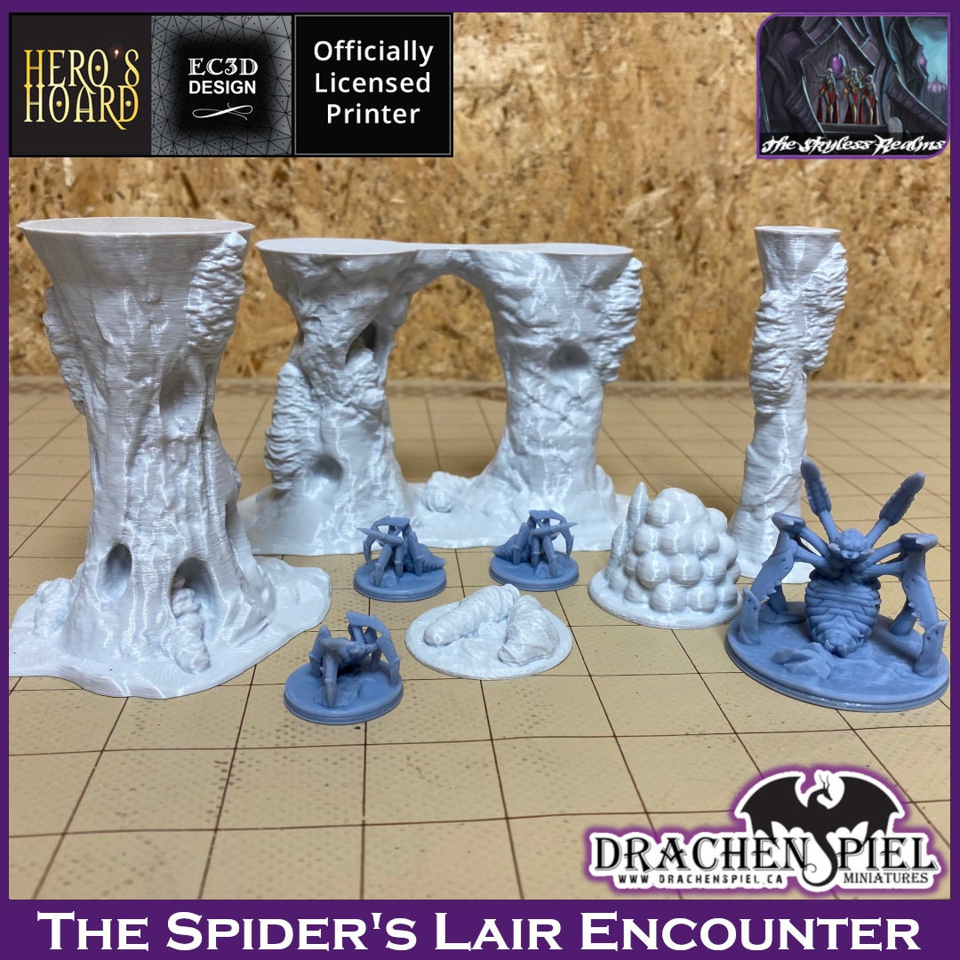 Spider's Lair Encounter Set the Skyless Realms Ungoliant, Arachnids ...