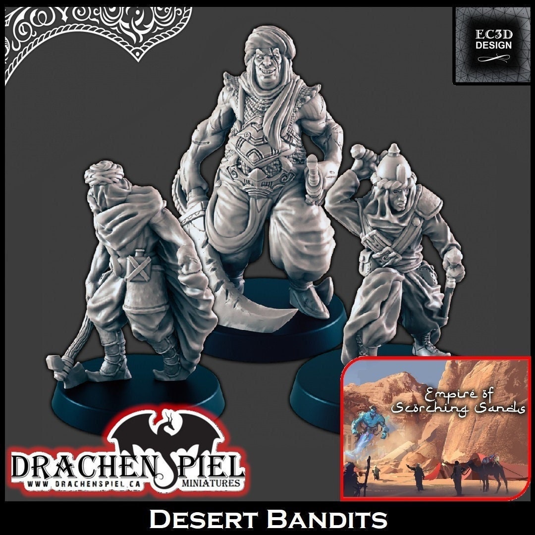 Desert Bandits NPC 3-pack Empire of Scorching Sands - Etsy