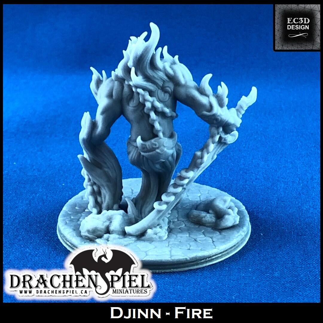 Djinni Air Earth Fire Water Empire of Scorching Sands, Persian ...