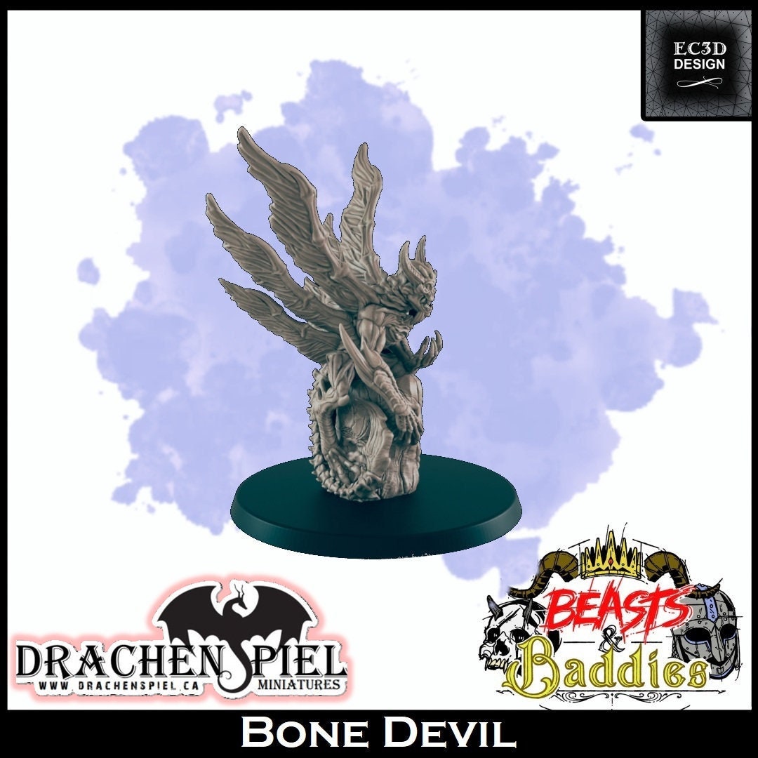 Bone Devil Beasts & Baddies Dnd, Dungeons and Dragons, Pathfinder ...