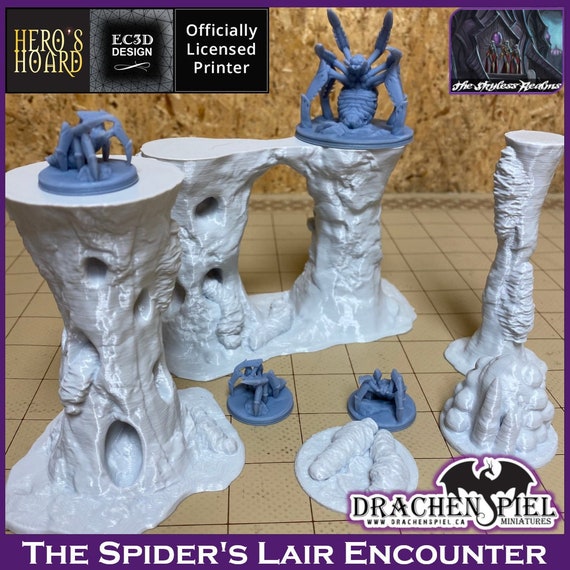 Spider's Lair Encounter Set the Skyless Realms - Etsy