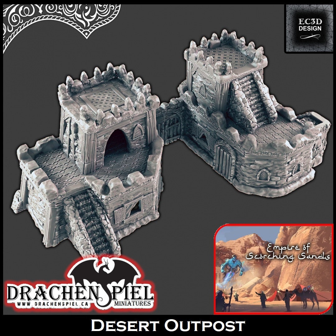 Desert Outpost Empire of Scorching Sands, Persian, Egyptian, Desert ...