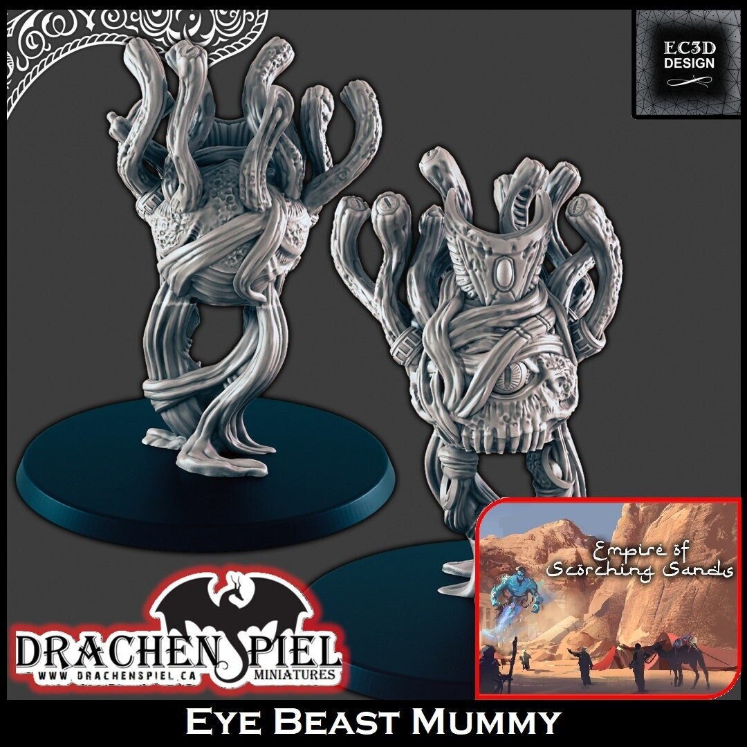 Eye Beast Mummy With Sarcophagus Monster Empire of Scorching Sands ...
