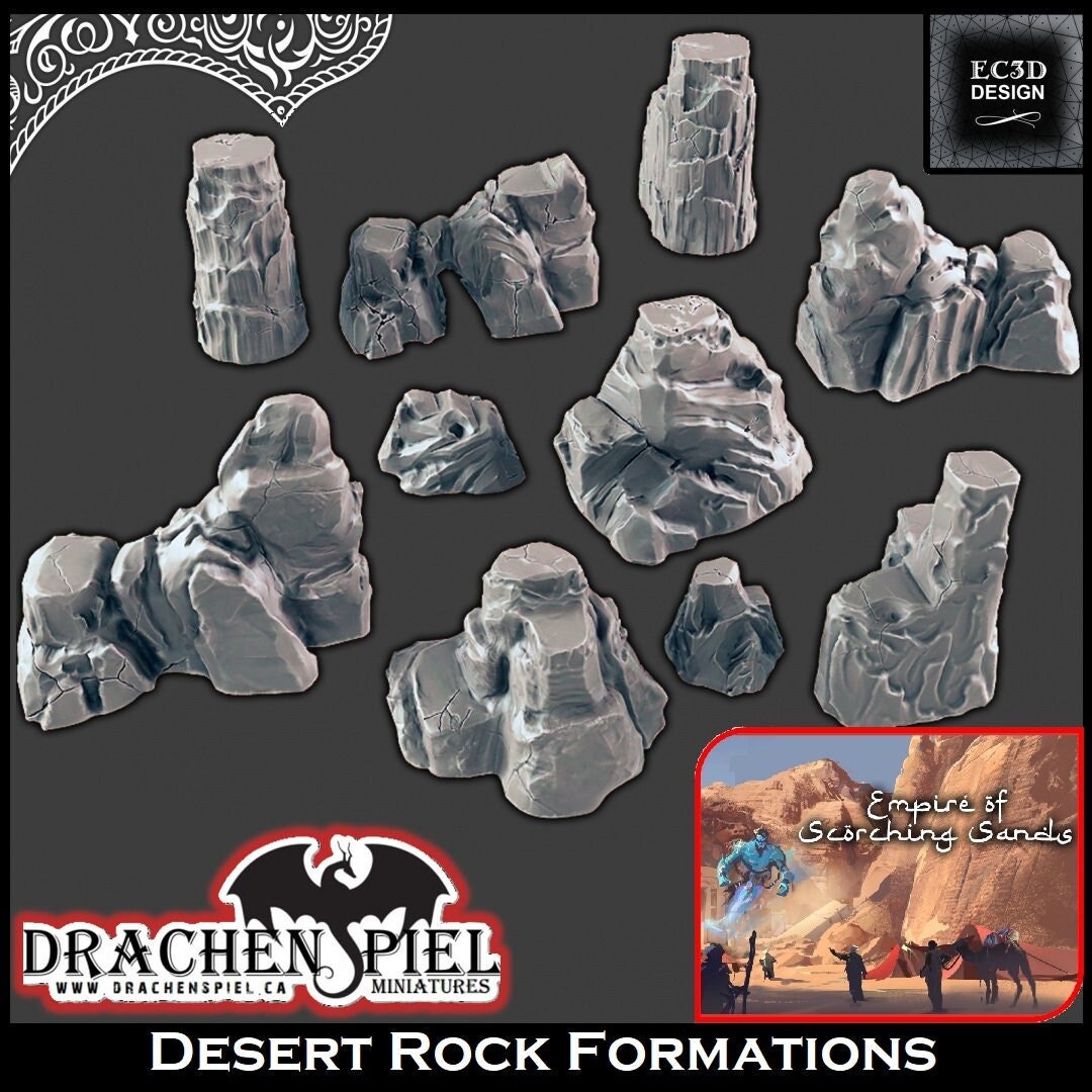 Desert Rock Formations 10 Pack Empire of Scorching Sands, Persian ...