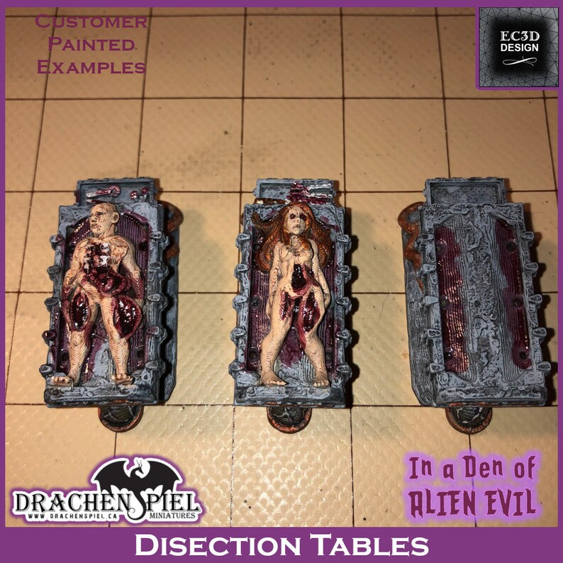 Containment Pods and Disection Tables in a Den of Alien Evil Illithid ...