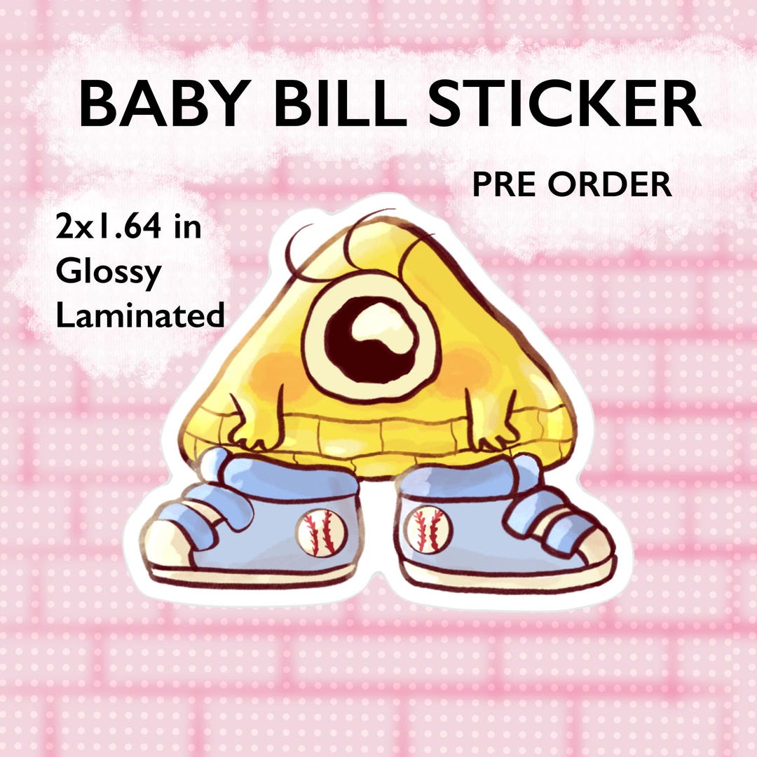 Baby Bill Cipher Sticker Gravity Falls - Etsy