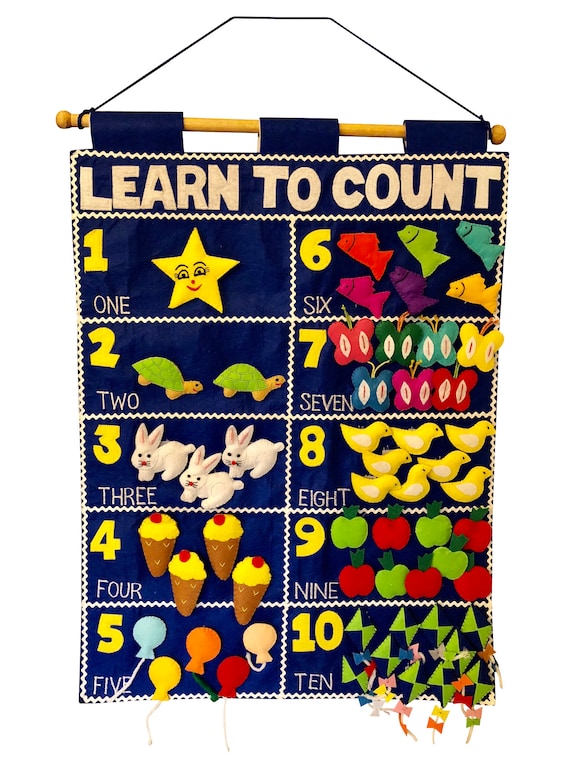 Learn to Count Chart | Etsy