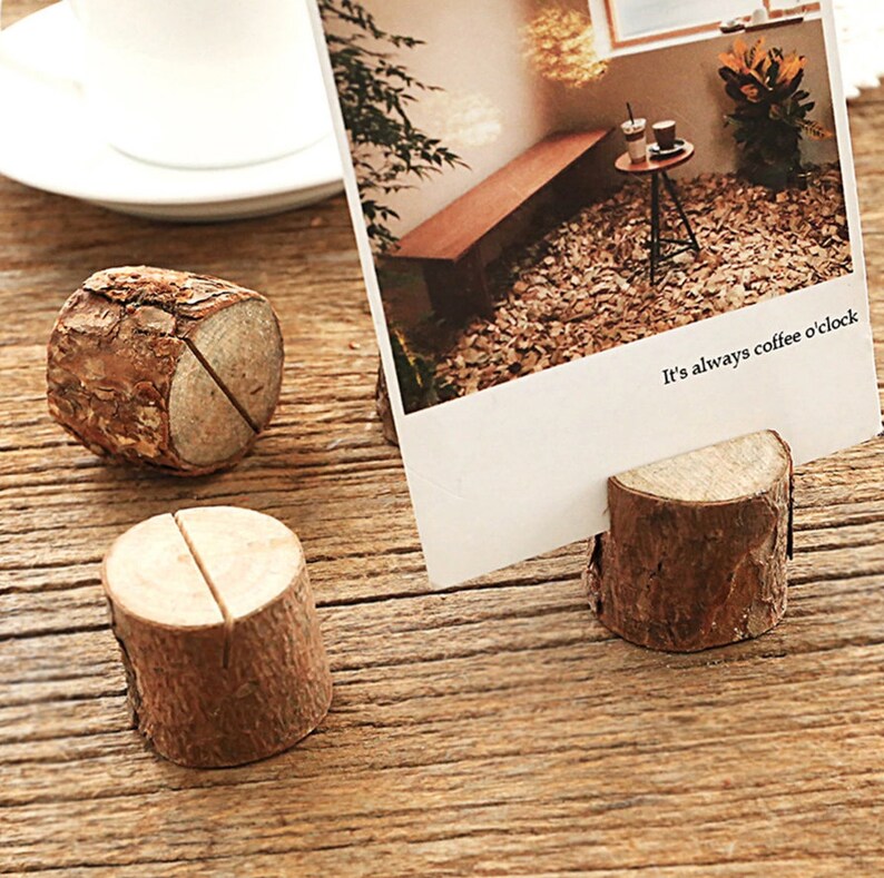 Wooden Placecard Holders With Placecards 10pcs - Etsy