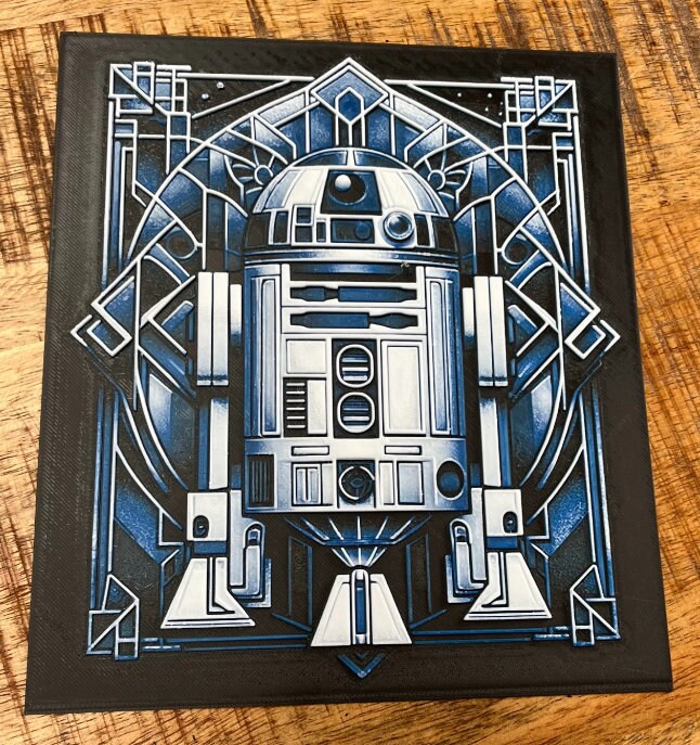 Hueforge Color, Printed Art, Portrait From Photo, Lithophane, - Etsy