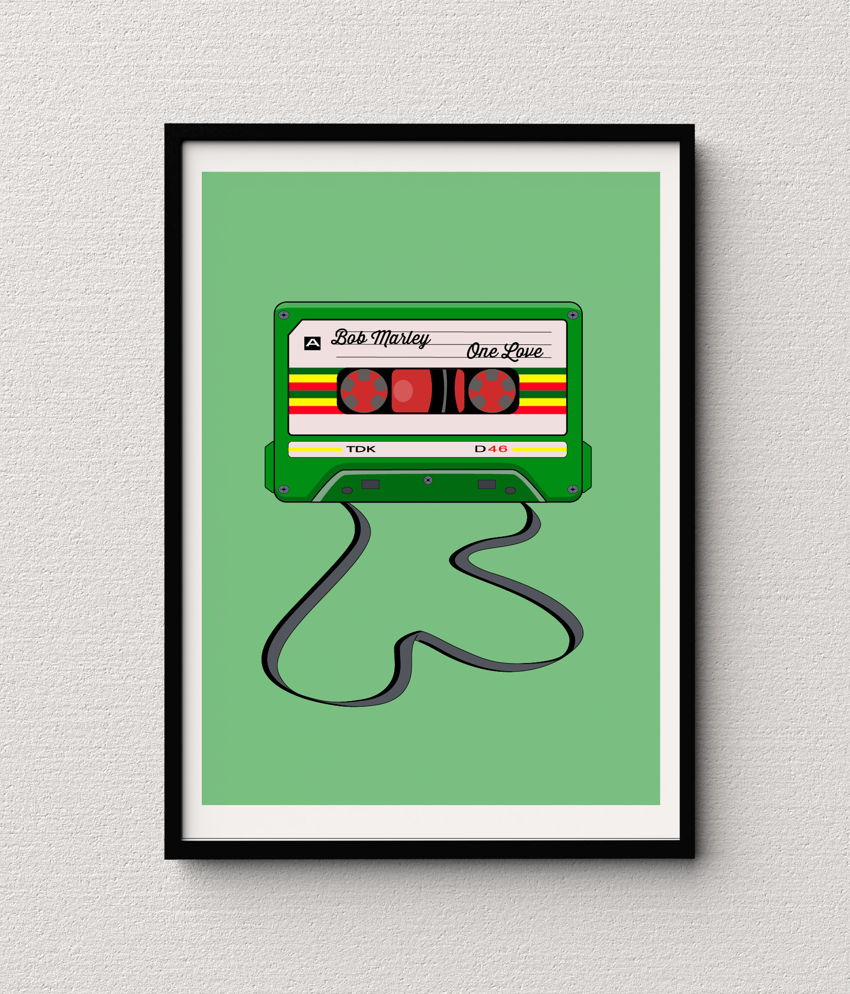 Custom Retro Cassette Wall Art, - Etsy
