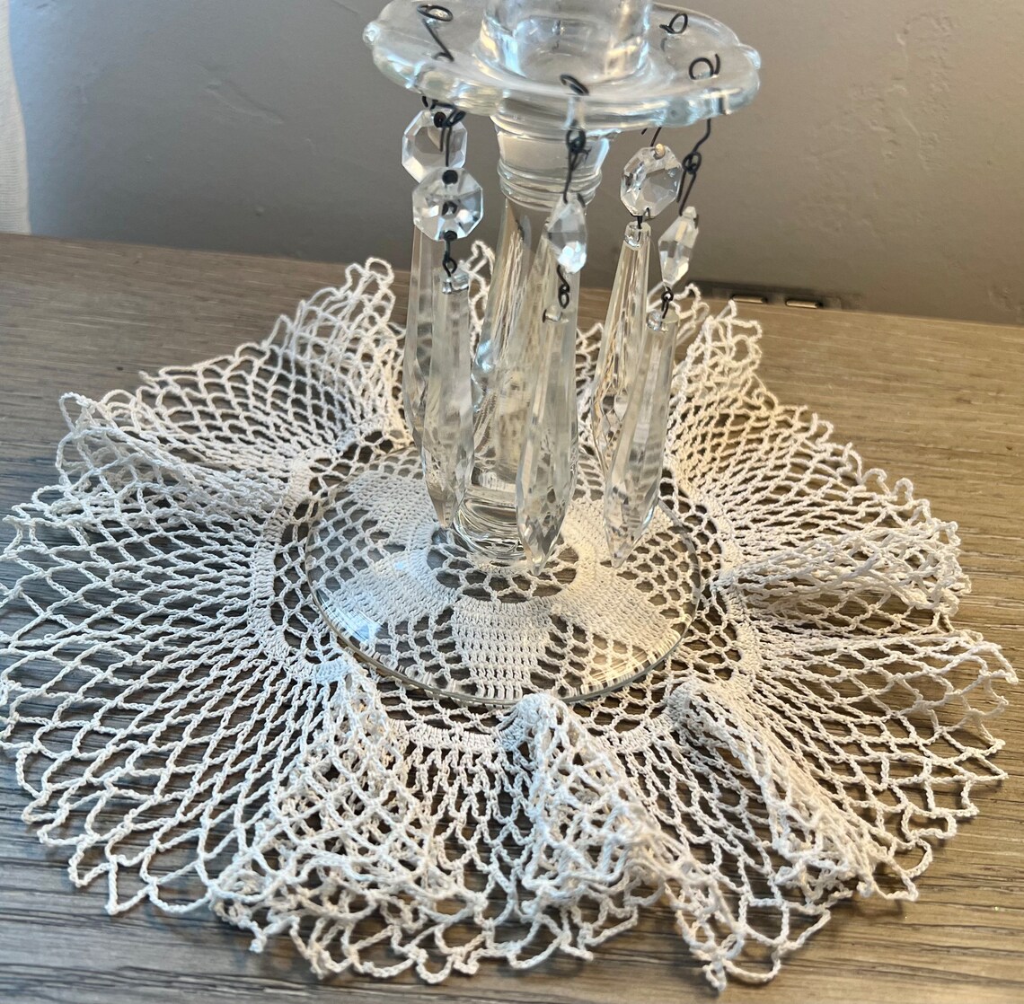 Handmade Crochet Table Centre Doily , Doilies, Ruffled Edge - Etsy