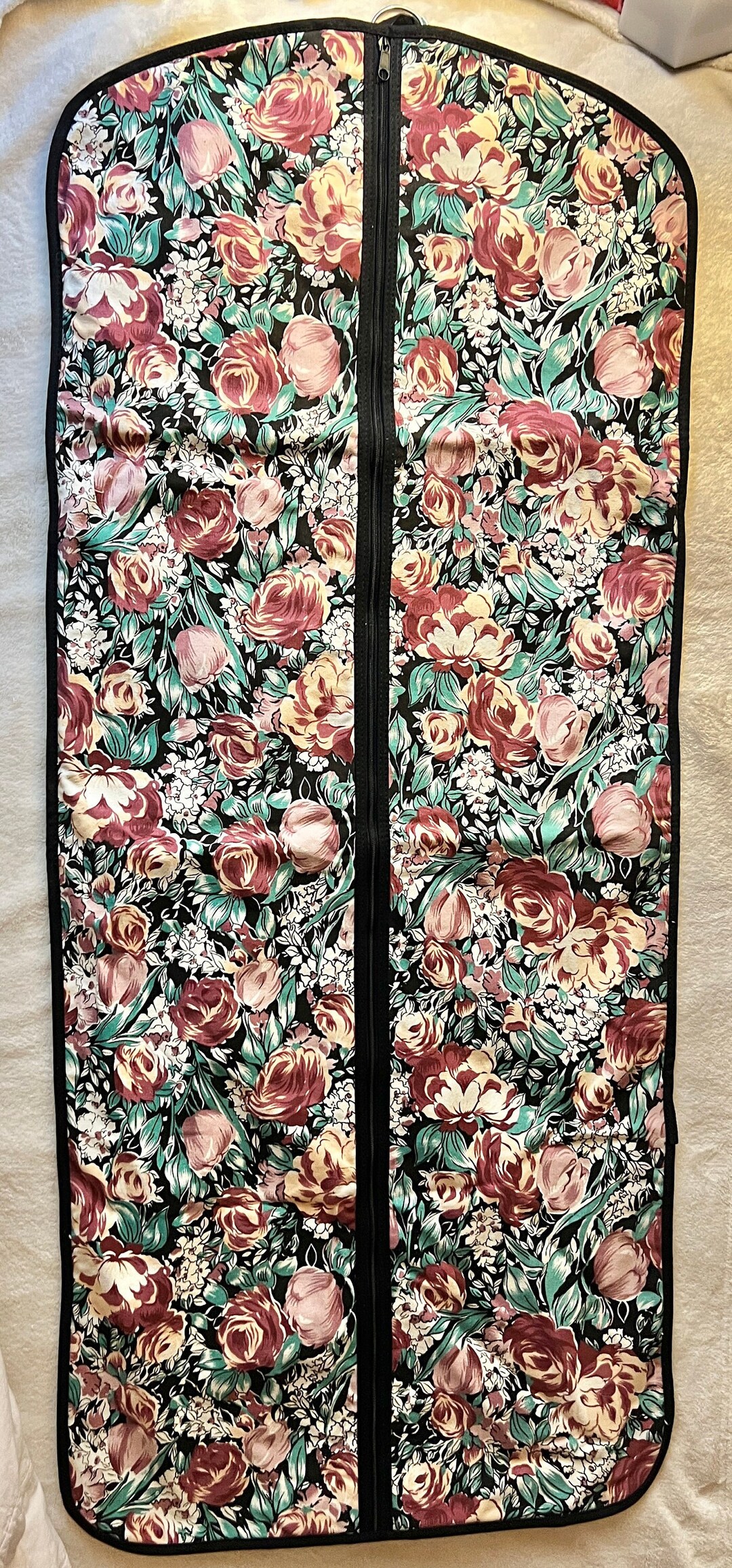Vintage Avon Floral Luggage Garment Bag - Etsy