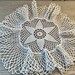 Handmade Crochet Table Centre Doily , Doilies, Ruffled Edge - Etsy