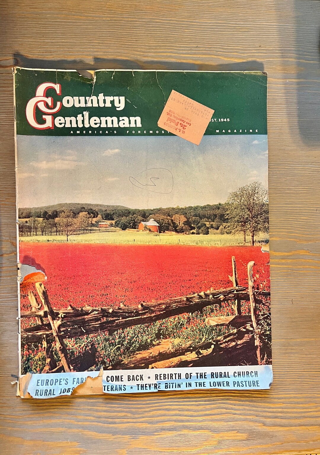 The Country Gentleman Magazine 1942, Cover Art Has 80 Pages 13" + 11 ...