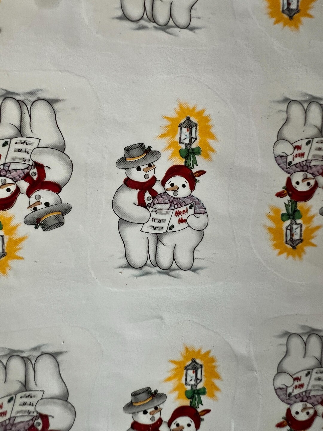 Vintage Christmas Decals LOT - SET 95 Transfers Christmas Snowman ,tree ...