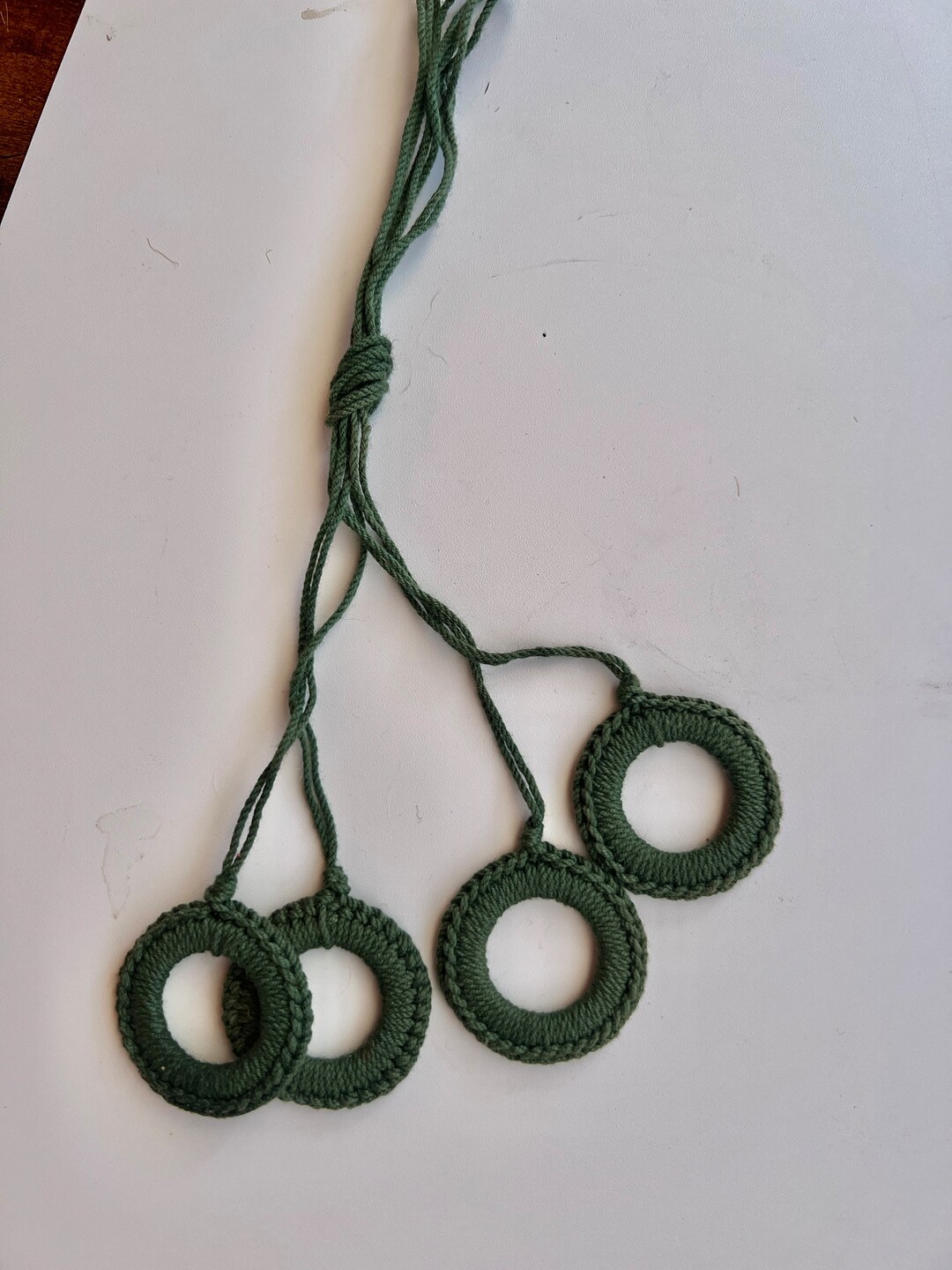 Vintage Crochet Shade Pull Set / Victorian-style Window Shade Pulls or ...