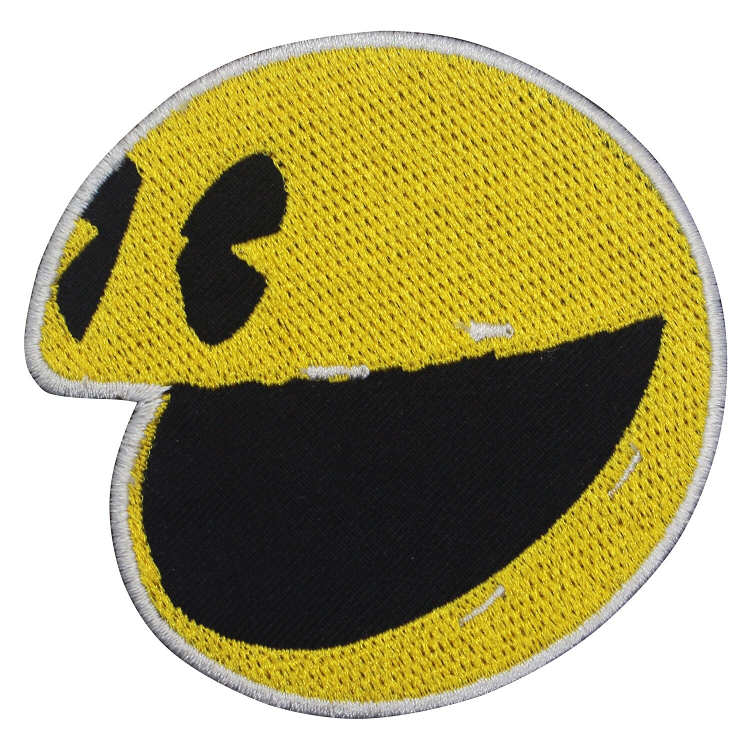 Pac-man, Smile Emoji, , High Quality IRON ON/ Sew on Applique PATCH, - Etsy