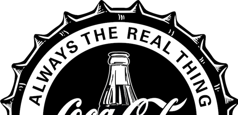 Coca Cola Cricut SVG Coca Cola PNG Coke Svg Black and White - Etsy UK