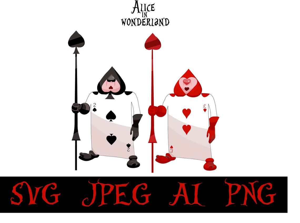 Alicia en el País de las Maravillas Svg, Alicia Tarjeta Soldado Svg ...