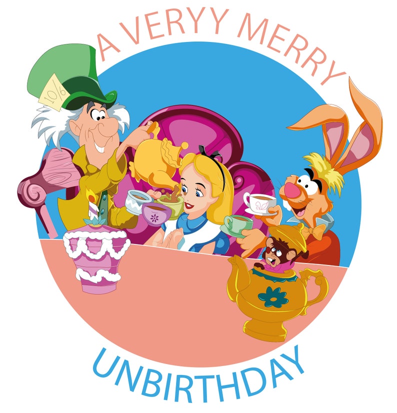 Alice in Wonderland Svg, Alice in Wonderland Png, Tea Party T-shirt ...