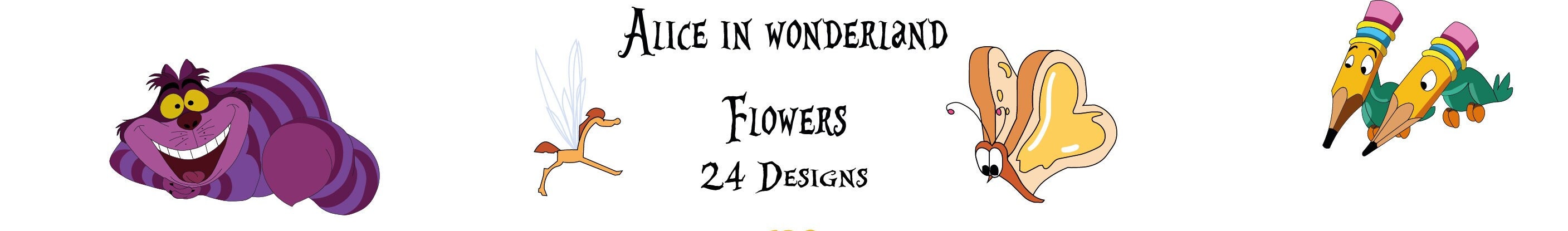 Alicia en el país de las maravillas SVG Paquete imprimible - Etsy México