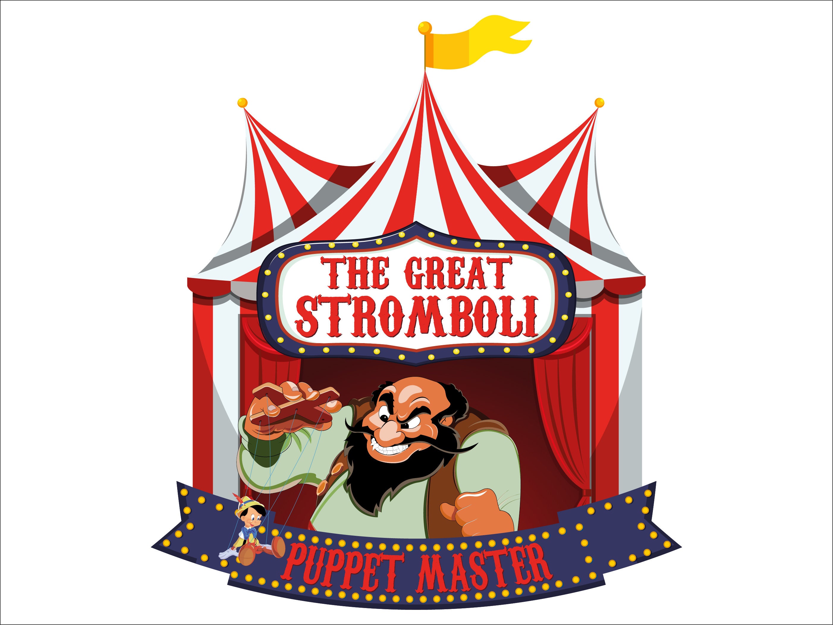Pinocchio Svg, The great Stromboli Puppet master Svg, Instant Download ...